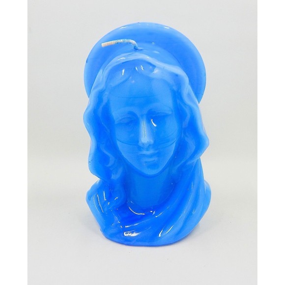Wicks And Sticks | Accents | Madonna Candle Sculpture Blessed Virgin ...
